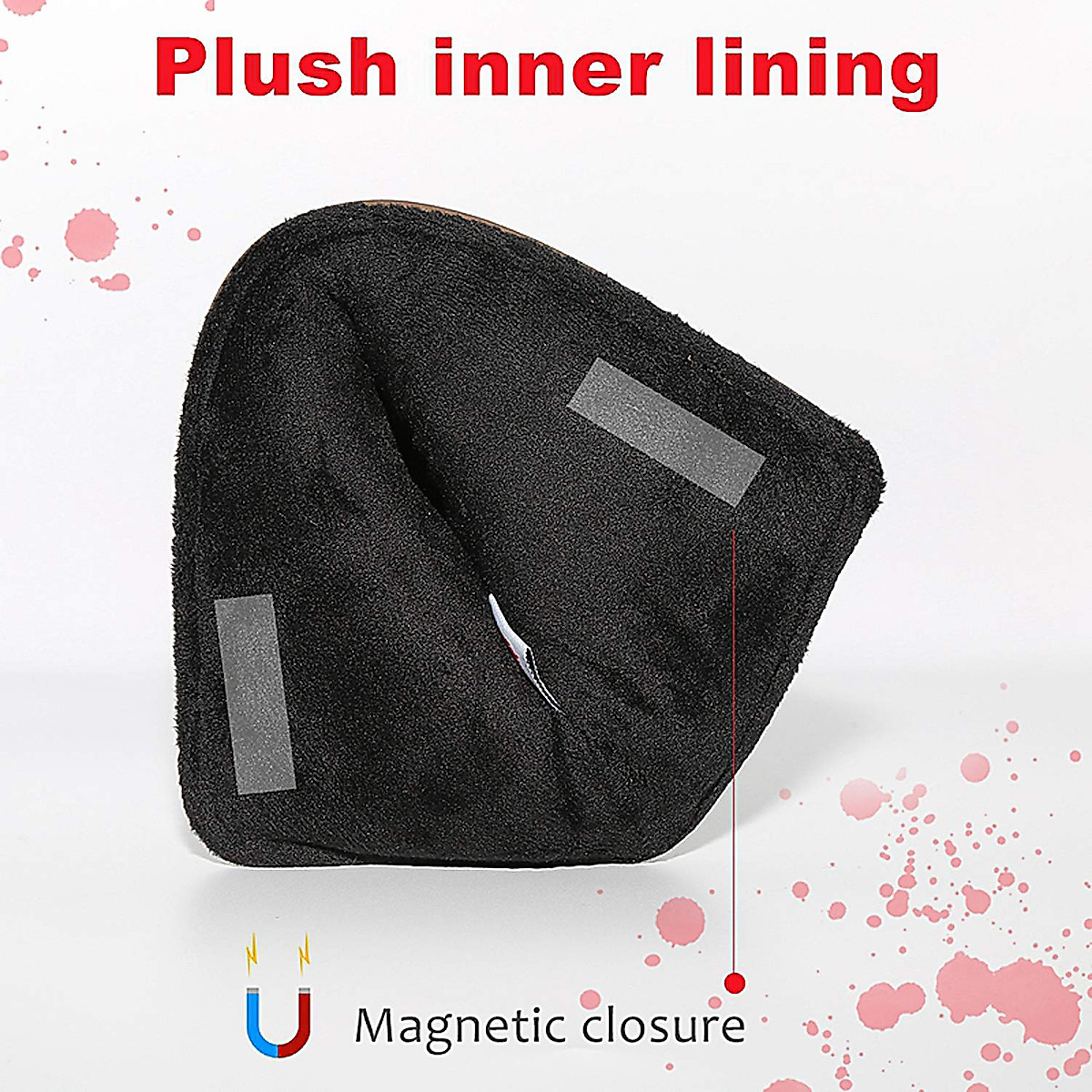 Golf Putter Head Covers Mallet Headcover Club PU Leather Protector Cover Magnetic Closure USA Fits All Putters for Men Women (USA Eagle Blade)