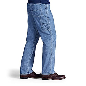 Lee Men's Loose-Fit Straight Leg Carpenter Jean, Retro Stone, 38W x 32L