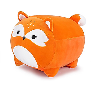 Fox Stuffed Animal-16" Fox Plush Pillow, Orange Fox Plushies, Stuffed Fox Plush Toy Cute Foxy Stuffed Animal Fox Plushie Pillow, Room Decor Chrismas Birthday Gifts for Kids Girls Boys Girlfriend