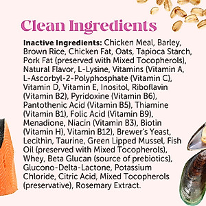 Pet Honesty Cat Multivitamin Chews - Cat Treats for Health + Immune, Cat Joint Support, Skin & Coat, and Digestion | Omega 3s, Lysine for Cats, Cat Probiotic, Cat Vitamins - Chicken (30-Day Supply)