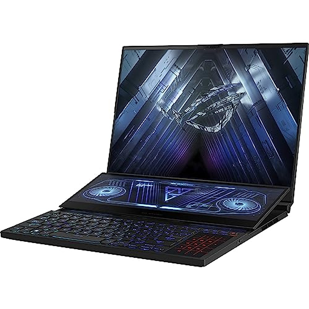ASUS ROG Zephyrus Duo 16 Gaming & Entertainment Laptop (AMD Ryzen 7 6800H 8-Core, 64GB DDR5 4800MHz RAM, 2x2TB PCIe SSD RAID 1 (2TB), GeForce RTX 3060, 16.0" Win 10 Pro) with G5 Essential Dock