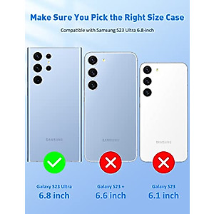 COOYA for Samsung S23 Ultra Case Wallet 5 Credit Card Holder ID Slot Flip Cover Galaxy S23 Ultra Wallet Case Back Pocket Protective Hard Rubber Bumper for Samsung Galaxy S23 Ultra 6.8 Bronze Gunmetal