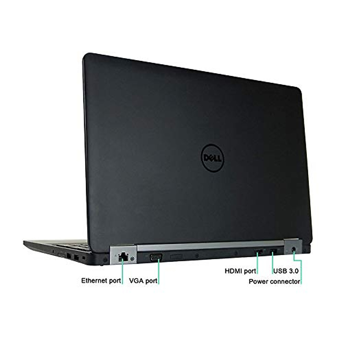 Dell Latitude E5570 15.6 inches HD, Core i5-6200U 2.3GHz, 16GB RAM, 512GB Solid State Drive, Windows 10 Pro 64Bit, CAM (Renewed)