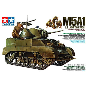 TAMIYA 35313 1/35 US Light Tank M5A1 Plastic Model Kit