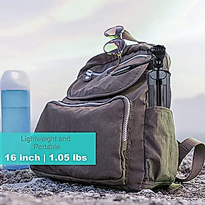 55" Phone Tripod, PHOPIK Aluminum Extendable Tripod Stand with Shutter, Carrying Bag, Compatible with iPhone/Android/Sport Camera Perfect for Video Recording/Selfies/Live Stream/Vlogging