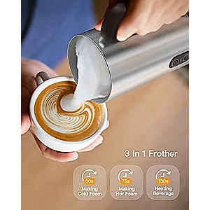 Boly Single Serve Coffee Maker with Milk Frother Combo, Small Coffee Machine for K Cups and Ground Coffee, Cappuccino Maker and Latte Machine