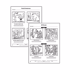 Super Duper Publications | Webber® Jumbo Artic Drill Book Phrase & Sentence Pictures Volume 4 | 992 Phrase & Sentence Pictures | Speech Therapy - Articulation | Educational Learning Resource