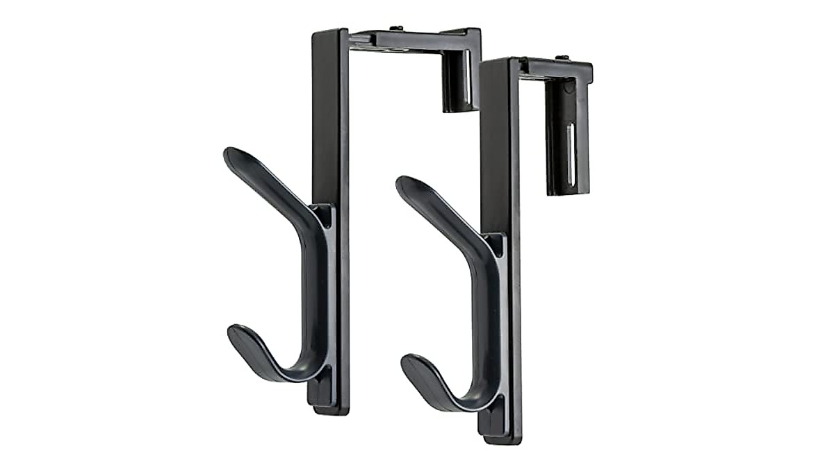 Adjustable Officemate Double Coat Hooks - 2 Pack