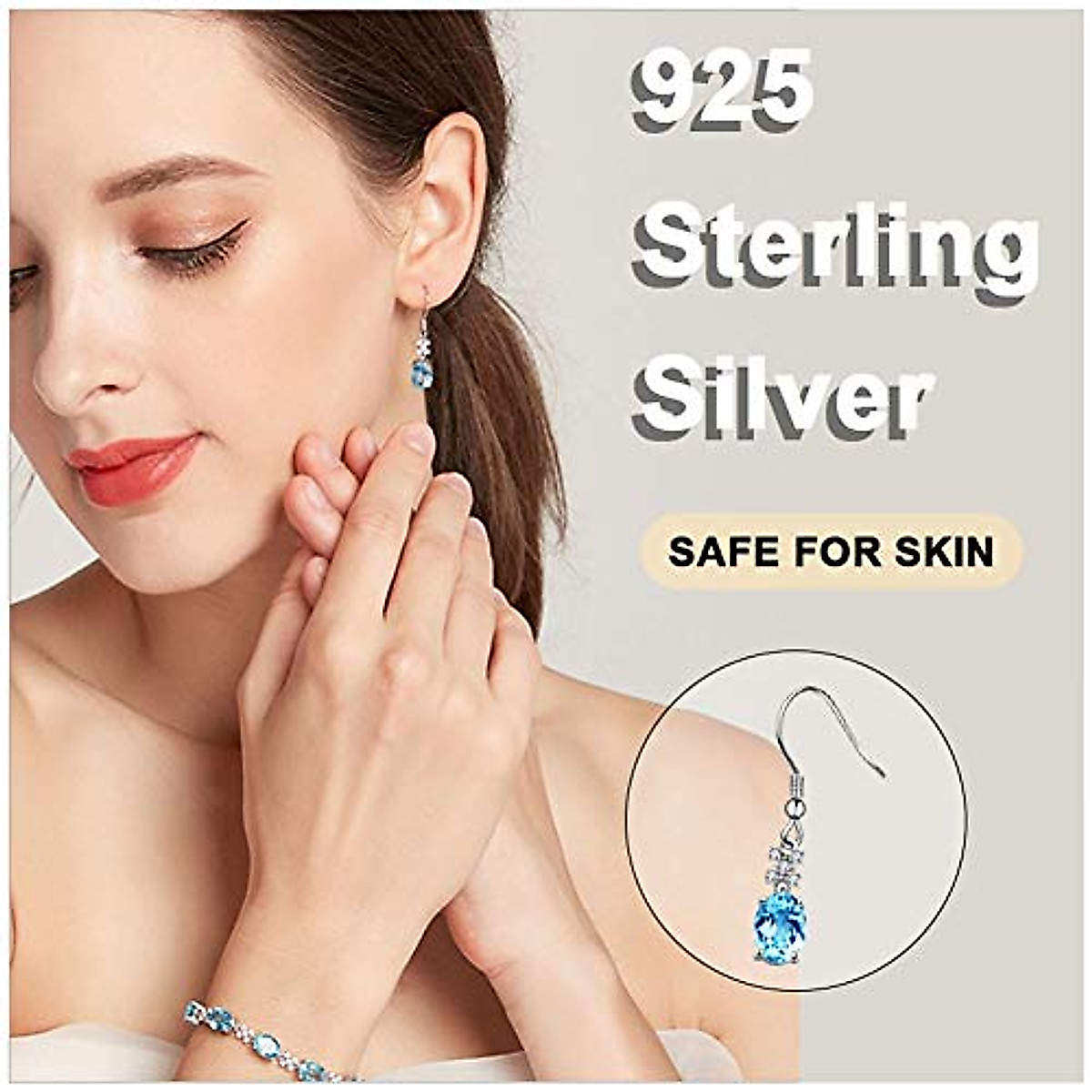 925 Sterling Silver Earring Hooks 150 PCS/75 Pairs,Ear Wires Fish Hooks,500pcs Hypoallergenic Earring Making kit with Jump Rings and Clear Silicone Earring Backs Stoppers (Silver)