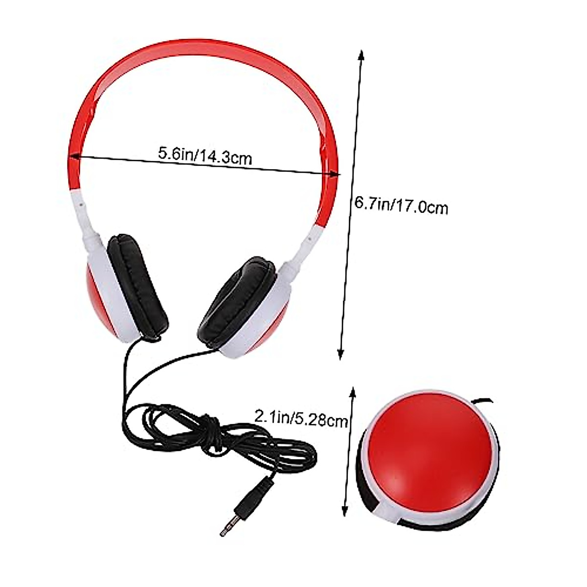 Mikikit Kids Headphones 2 pcs Headphones Computer Headset witeless Earbuds Headphones for Noise Cancelling Headphones Headphones Foldable Stereo Music Headset Noise Cancelling Earbuds