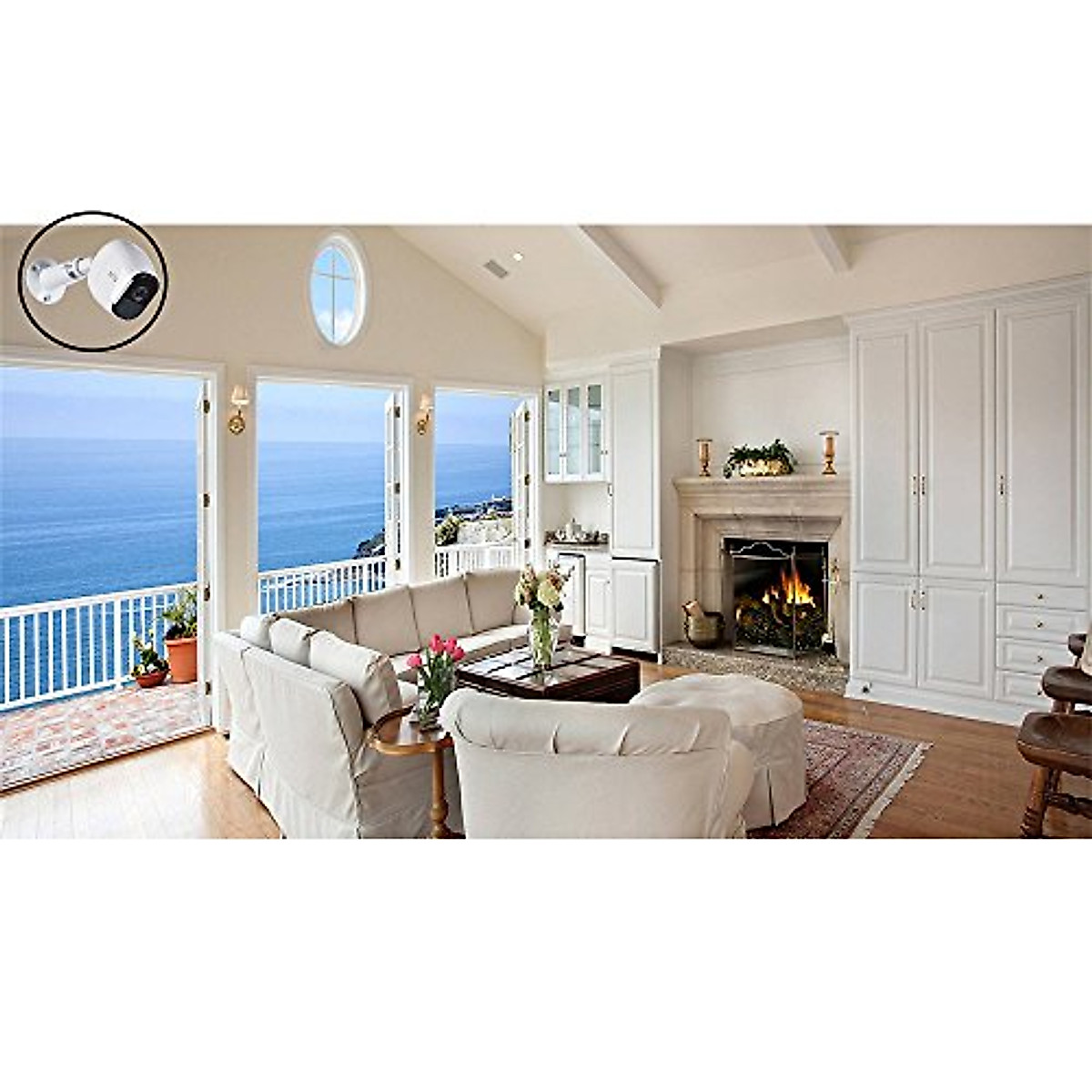 Haoyou Metal Adjustable Mounts Bracket Mount Outdoor/Indoor Compatible with Arlo pro 4/pro 2/Arlo pro/Arlo Ultra/Ultra 2/ Arlo Go/Arlo Essential Spotlight Cameras（2 Pack White）