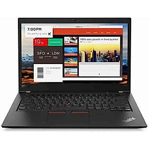 Lenovo ThinkPad T480s 14" FHD Touchscreen Business Ultrabook Laptop Computer, Intel Quad-Core i7-8650U up to 4.2GHz, 16GB DDR4 RAM, 1TB PCIe SSD, Fingerprint Reader, Windows 10 Pro