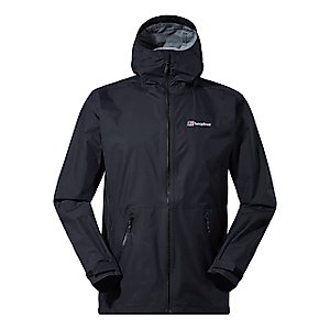 Berghaus Mens Jacket Waterproof Hydroshell Raincoat, Black, X-Large US
