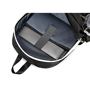 Jaygulf Waterproof Women Laptop Backpack Casual Girls Daypack Black