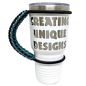 Creating Unique Designs Handmade Elastic Tumbler Handles 20 30 32 40 oz (Handle Only) (Jacksonville Football Sports Team)