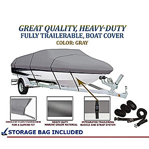 SBU Boat Cover Compatible for Regal 1900 BR/1900 FASTRAC BOWRIDER W/SWPF 2015 All Weather Protection