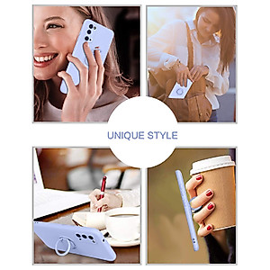 BENTOBEN Samsung Galaxy S20 Phone Case, Galaxy S20 Case 5G, Slim Silicone | 360° Ring Holder Kickstand | Support Car Mount | Soft Rubber Hybrid Hard Protection Shockproof Bumper Non-Slip Cover, Purple