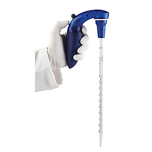 Heathrow Scientific HS1000RFU RF1000 Manual Pipette Filler, Blue and White