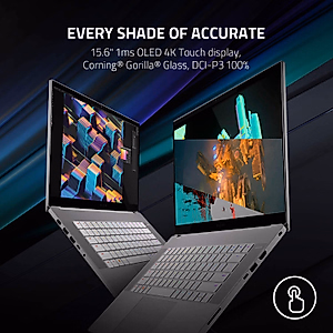 Razer Blade 15 Studio Edition Laptop 2020: Intel Core i7-10875H 8-Core, NVIDIA Quadro RTX 5000, 15.6” 4K OLED Touch, 32GB RAM, 1TB SSD, CNC Aluminum, Chroma RGB, Thunderbolt 3, Creator Ready