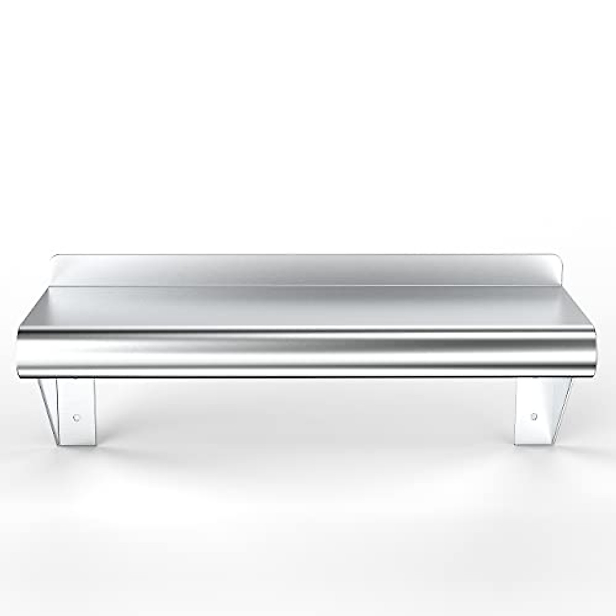 AmGood 6" X 16" Stainless Steel Wall Shelf | Metal Shelving | Garage, Laundry, Storage, Utility Room | Restaurant, Commercial Kitchen | NSF