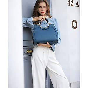 LJOSEIND Women’s Handbags Designer Purses Satchel Totes Structured Shoulder Bags