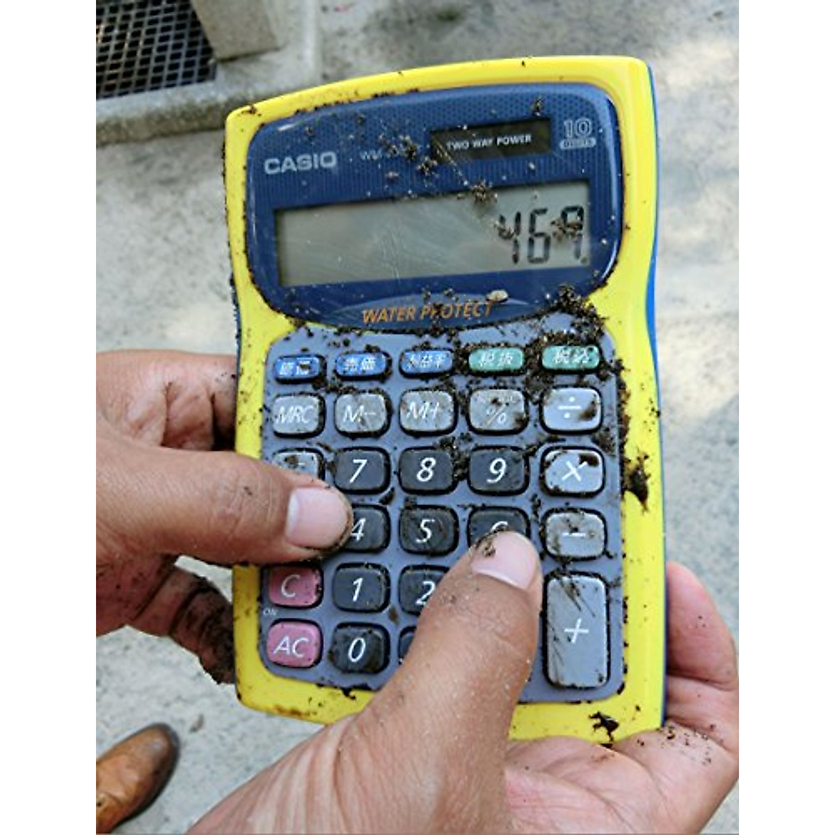 Casio mini calculator just type WM-200MT-YW-N Yellow (japan import)