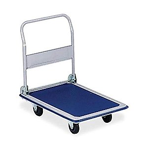 Sparco Folding Platform Truck, 660 lbs, 24-3/4 x 36 x 29-1/2 Inches, Blue (SPR02040)