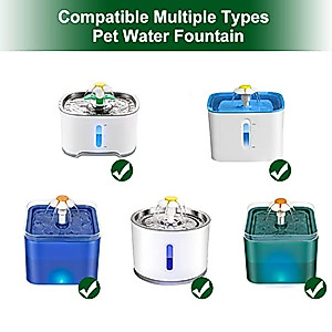 Cat Water Fountain Pump, Pet Water Fountain Pump Replacement Pump DR-DC160 Motor,Pet Drinking Fountain and Cat Water Dispenser Replacement Pump (Blue)