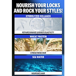 DASHU Ultra Holding Power Men Hair Wax Strong Hold | Long Lasting & Easy to Wash Edge Control Hair Styling Wax w/Collagen & Argan Oil 3.38 fl oz