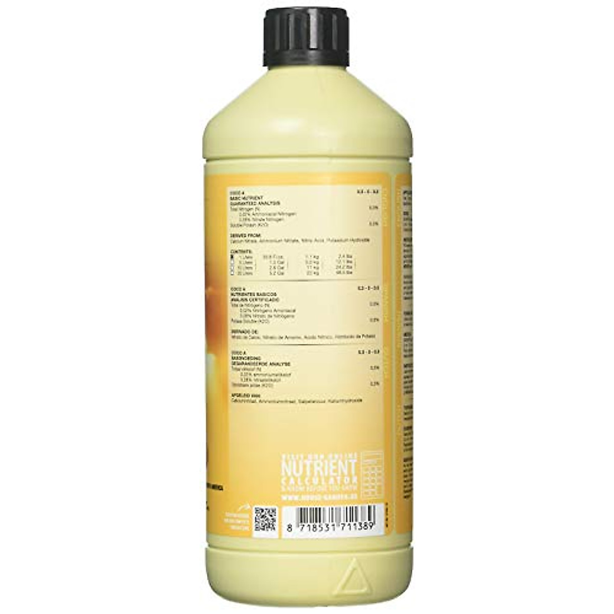 House & Garden HGCOA01L Coco Nutrient, 1 L fertilizers, Natural