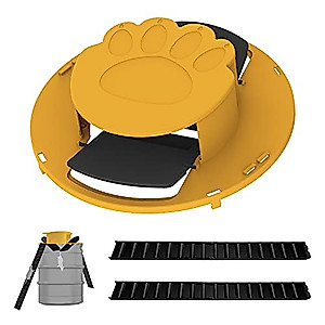 Bucket Lid Mouse/Rat Trap, Flip N-Slide Automatically Resets Humane Or Lethal Trap Door Style, 5 Gallon Bucket Mouse Lid Trap Indoor Outdoor