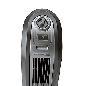 Lasko 4924 High Velocity Blower Fan with Handle, 30 Inch, Gray