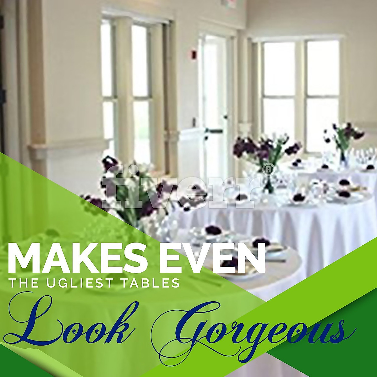 SPRINGROSE Ecoluxe 90 Inch Round White Tablecloth 10 Set | Sleek & Elegant Touch, Crease & Wrinkle Resistant Polyester | for Wedding Receptions, Banquets, Parties, Showers, and Restaurants