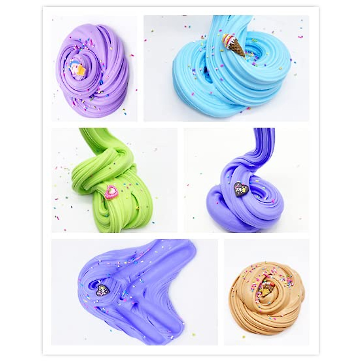 Butter Slime Kit 14pack for Party Favors, Scented, Soft and Non-Sticky, Birthday Gifts for Girl Boys, Stress Relief Slime Bulk for Easter Egg Basket fillings