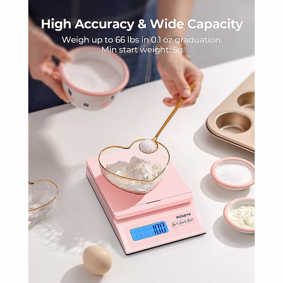 MUNBYN Honeycomb Packing Paper & Shipping Scale