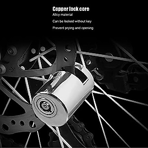 Disc Brake Lock, Disc Brake Lock for Electric Scooter, Sturdy Aluminum Alloy Material, Portable Mini Theft Prevention Security Wheel Disk Lock for Motorcycle Road Cycle Mountain Bike