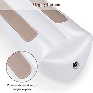 [2-Pack] Rewondah Travel Bed Rails for Toddlers | Inflatable Bed Rails, Blow up Bed Bumpers for Kids | Toddler Bed Guard Rail for Full, Queen, King Size Beds | Portable Bed Rail for Home, Hotel Travel