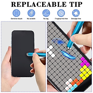 Konohan 24 Pieces 0.30 Inch (Dia) Stylus Replacement Fiber Tip Compatible with MEKO and Bargains Dept 0.3-inch Tip Series Stylus