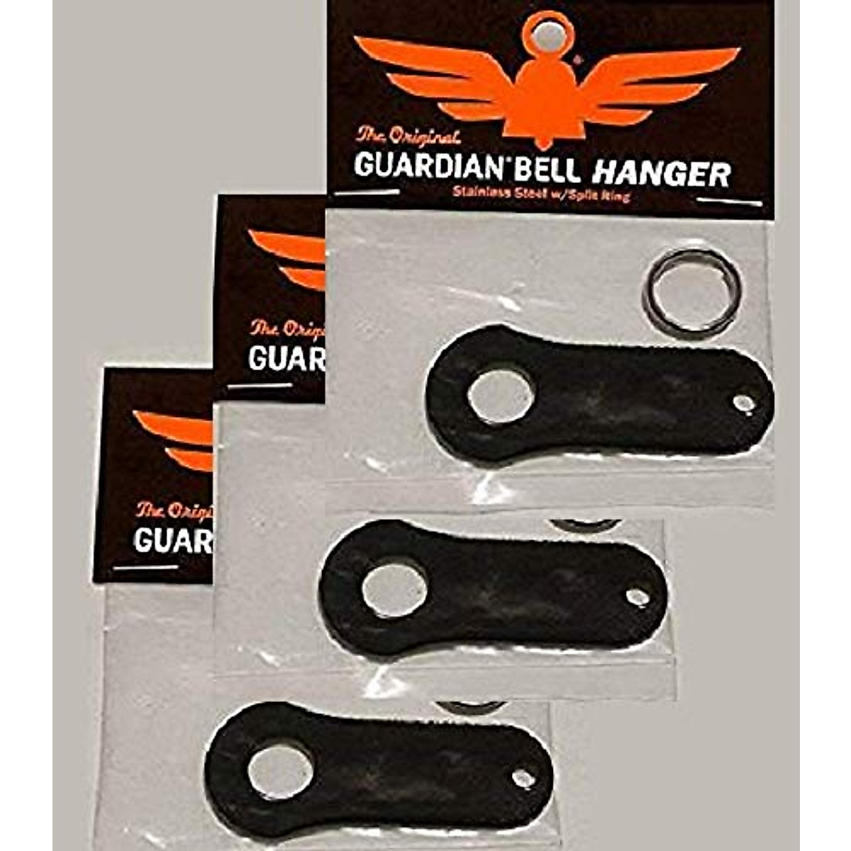 Guardian Bell Black Motorcycle Luck Gremlin Ride Bell Hanger Mount (3)