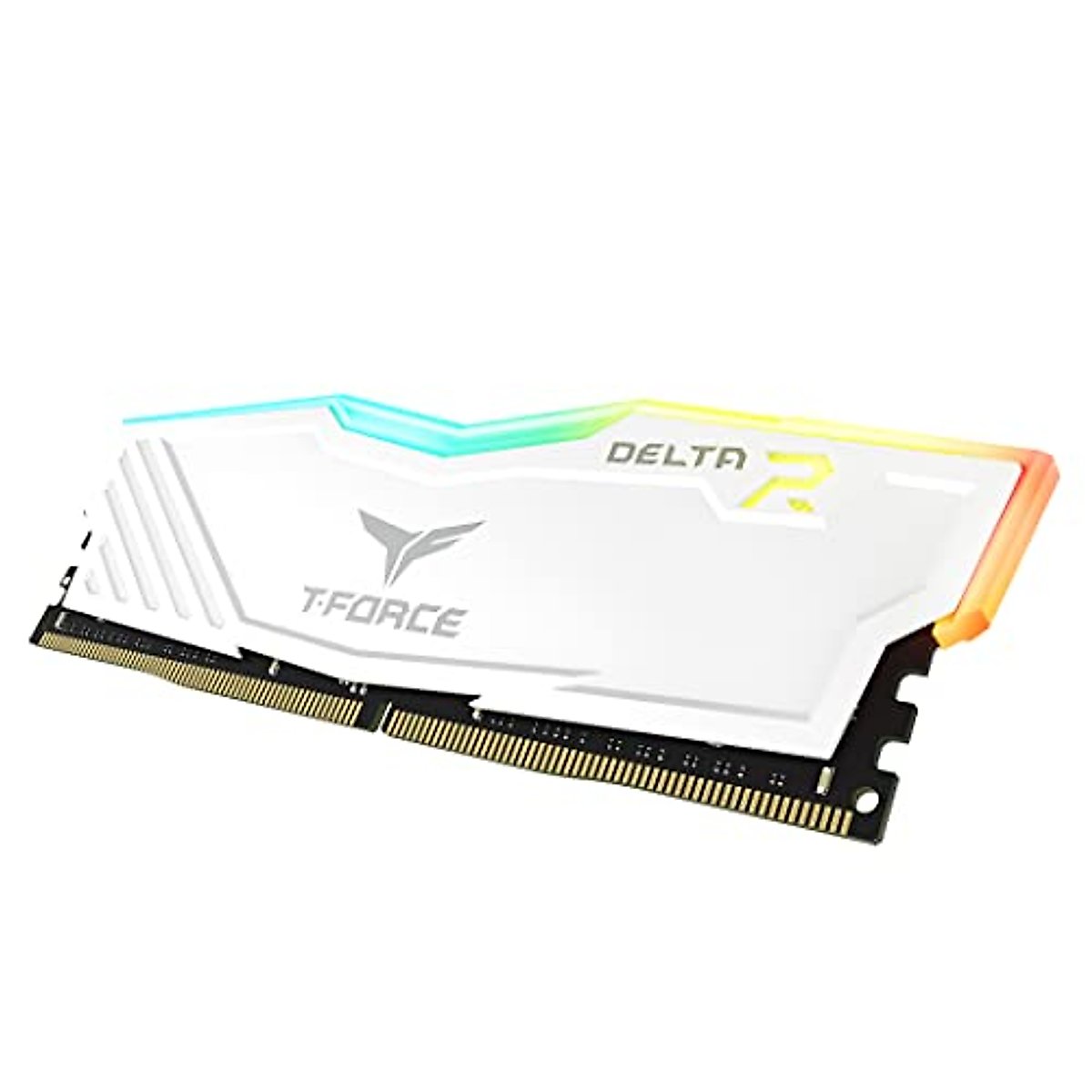 TEAMGROUP T-Force Delta RGB DDR4 16GB (2x8GB) 3000MHz (PC4-24000) CL16 Desktop Memory Module Ram - White - TF4D416G3000HC16CDC01