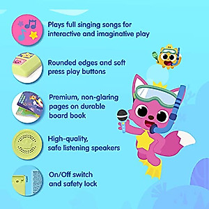 Pinkfong Sing-Alongs 10 Button Sound Book | Baby Shark Toys | Learning & Education Toys | Interactive Baby Books for Toddlers 1-3 | Gifts for Boys & Girls