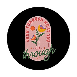 Retro Vintage Trendy Funky Hippie 60s 70s Aesthetic PopSockets Standard PopGrip