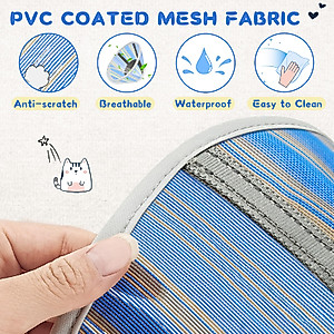 Supet Cat Cone Collar Soft, Air Mesh Cat Recovery Cone After Surgery to Stop Licking, Adjustable Breathable Cat Neck Cone Alternative for Small Kitten Cats, Lightweight Cat Head Cone Anti Scratch (M)