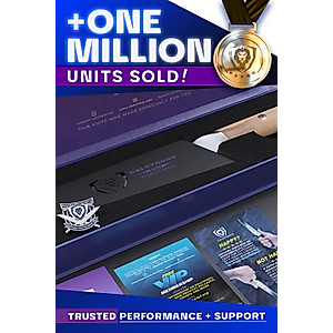 Dalstrong Chef Knife - 8 inch - Phantom Series - Japanese High-Carbon AUS8 Steel Kitchen Knife - Olive Wood Handle - Cooking Knife - Chef's Knife - w/Sheath