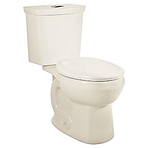 American Standard 2889218.222 H2Option Dual Flush Round Front Toilet 0.92/1.28 gpf, Linen