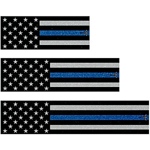 White Water Archery Thin Blue Line American Flag Arrow Wraps 15 Pc Pack Choose Length Width (5, 1)