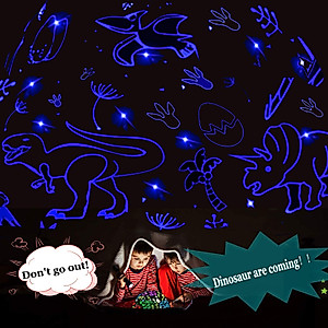 Dinosaur Toys for 3-8 Year Old Boys,Dino Projection Kids Toys for 3-8 Year Olds Boys 2 in 1 Car Toy for 2-10 Year Olds Boys,Chirstmas Stocking Stuffers Gifts for 2-10 Year Olds Kids Toddler Toys