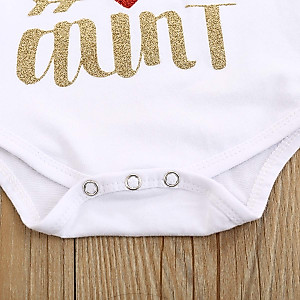 bebiullo Baby Infant Girl Sassy Aunt Ruffle Short Sleeves Romper Floral Short Pants Headband Outfit Clothes (White, 0-6M)