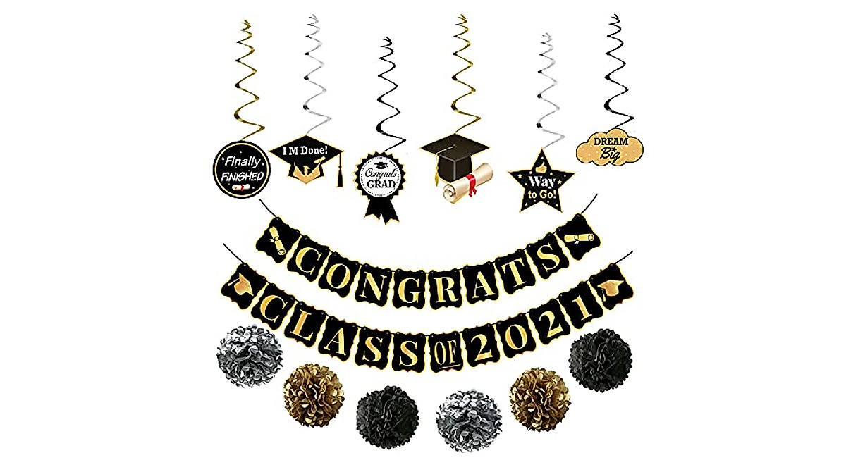 Get Congrats Class of 2022 Banner & Party Decor! No DIY
