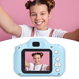 Kids Camera Video Mini Camera X2 400Mah 2.0In Toys Gift Birthday USB Photograph 2.0In IPS Screen Cute Document Cameras